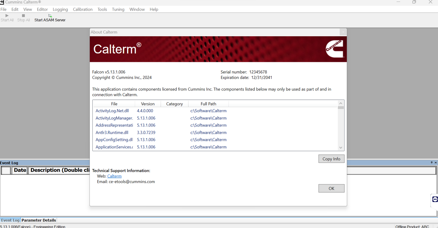 Cummins Calterm 5.16 (Engineering level) - 2024 – Motorsymph Diesel
