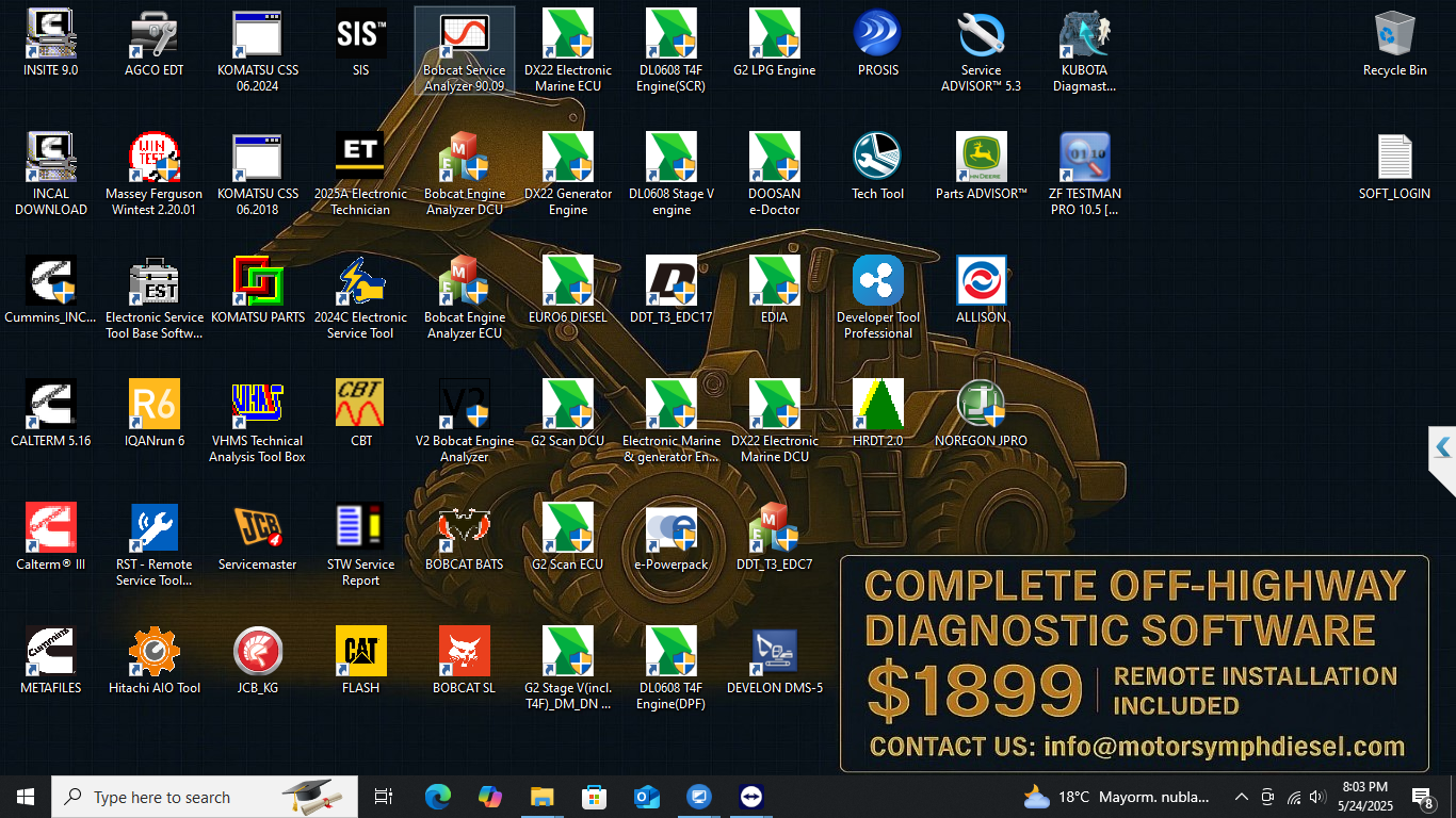 ALL Off-Highway Software Diagnostic Bundle – Motorsymph Diesel