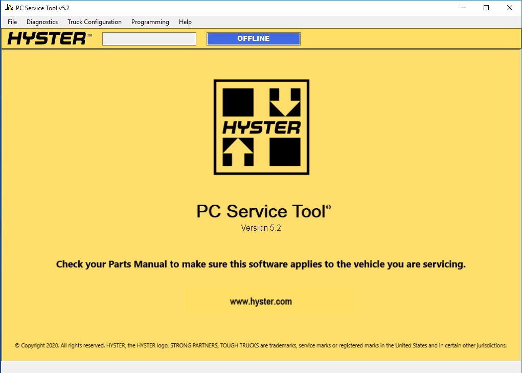 Hyster Diagnostic Program Pc Service Tool V5 2 2023 Motorsymph Diesel